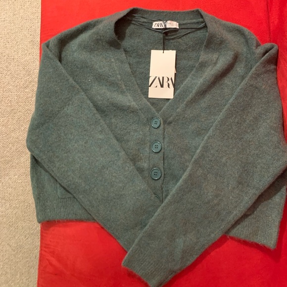 Zara | Sweaters | Zara Knit Cropped Jacket | Poshmark